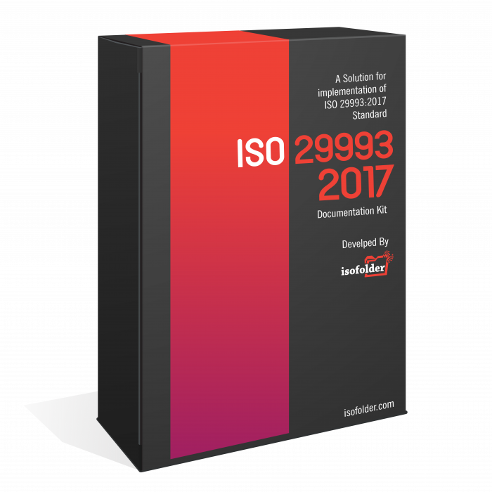 ISO 29993 Documentation Kit - ISOFOLDER - We keep all you need